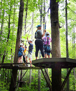 Brave Indian Challenge Course | Highlands Aerial Park